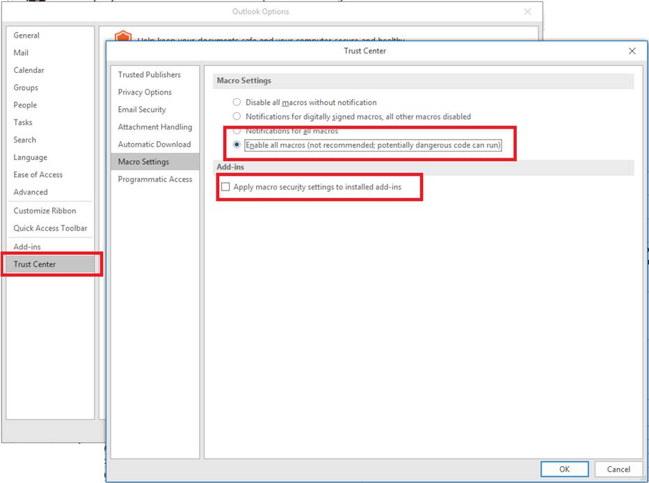 Access HandiSoft (Document Manager): Addin for Handisoft is disabled in ...