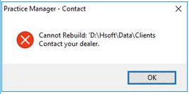 Access HandiSoft: How do I rebuild database files in HandiSoft and ...