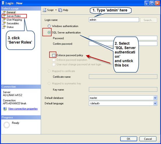 Access APS: How to backup and restore APS databases in SQL Server