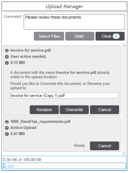 Access HandiSoft (Document Hub): How do end users upload documents?