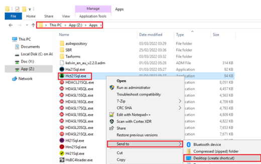 Access HandiSoft: How do I create shortcuts within Access Workspace ...