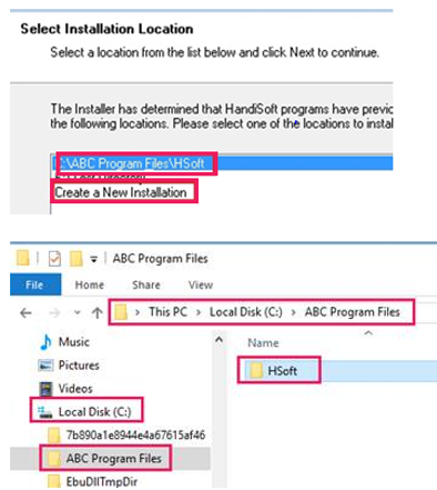 Access HandiSoft: How to find the correct location path for your ...