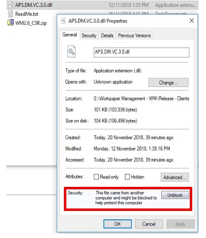 Access APS: How to apply hotfix files