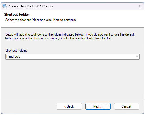 Access HandiSoft: Installations and Rollovers instructions