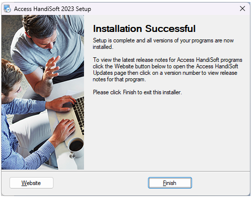Access HandiSoft: Installations and Rollovers instructions