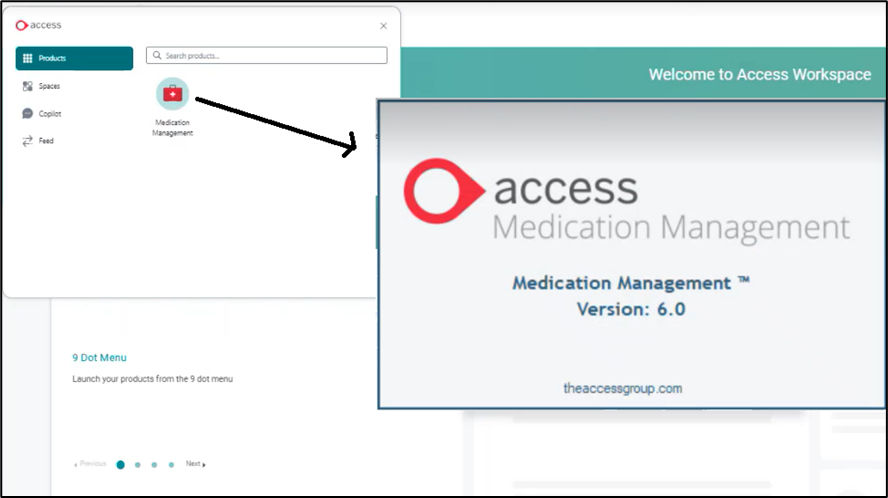 Access Medication Management: Migration to Workspace