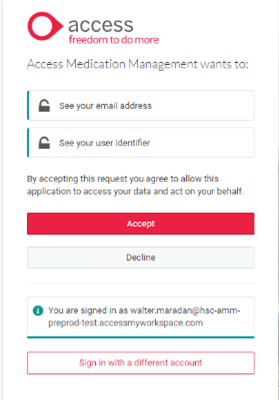 Access Medication Management: First Time Login After Migration to ...