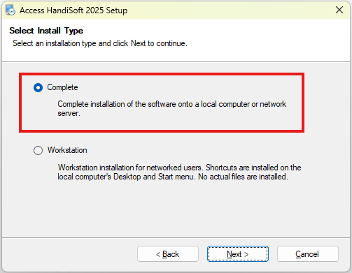 Access HandiSoft: Installations and Rollovers instructions