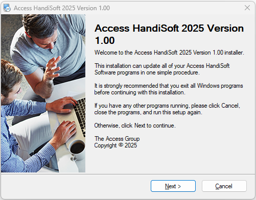 Access HandiSoft: Installations and Rollovers instructions