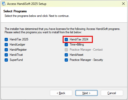 Access HandiSoft: Installations and Rollovers instructions