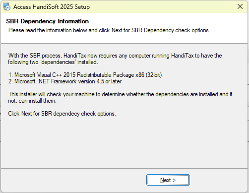 Access HandiSoft: Installations and Rollovers instructions